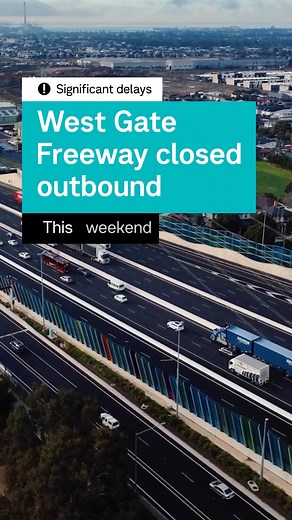 93K views · 107 reactions | Major Closure on the West Gate Freeway...