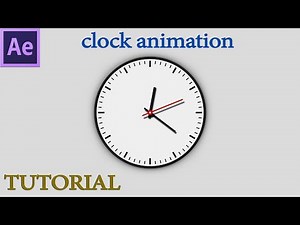 How to make clock animation run in real time with After Effects - 60