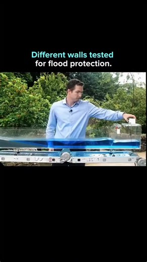 This wave tank demonstration shows how coastal defenses actually behave when waves and storm surges hit, not in theory, but in controlled testing. Different designs beach profiles, vertical and curved sea walls, sloped revetments, rock armour, and submerged breakwaters are exposed to identical wave and tide conditions. The result is measured overtopping. In other words, how much water still gets through. | Ajay Kholi