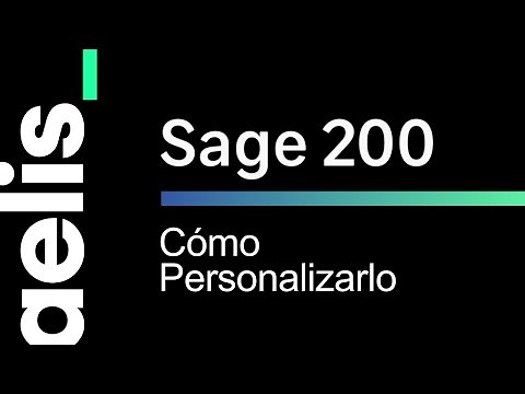 Cómo personalizar Sage 200