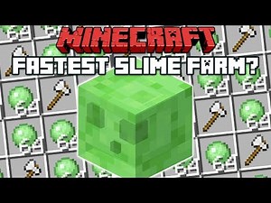 Minecraft 1.14: Fastest (Maybe) Slime Farm?