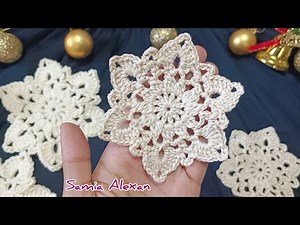 How to Crochet a Snowflake❄️/ Crochet Snowflake in Just 15 Minutes