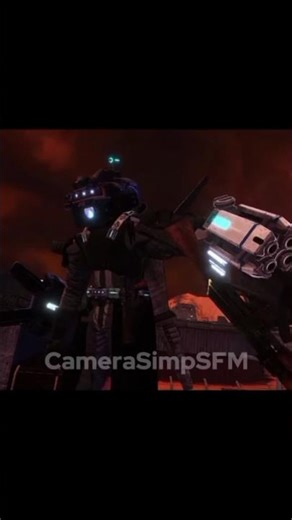 large camera man troll animation