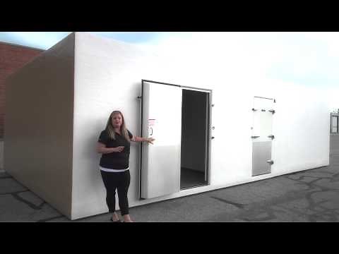 Polar King | Outdoor Walk In Cooler Freezer Combo for Berlin Area School District