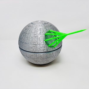 8-inch 3D Printed Death Star Christmas Tree Topper With Green Laser - PLA - Etsy