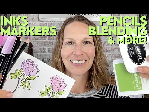 Card Making 101: Complete Beginners Guide To Inks, Markers, and Coloring Tools
