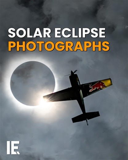 16K views · 144 reactions | The April 2024 total solar eclipse was seen by more Americans than any other. Two aerobatic pilots flew within feet of each other to get incredible shots.Their window of opportunity was just four minutes. | Interesting Engineering | Facebook