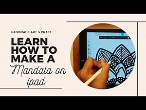 How to draw a mandala on ipad? | Digital mandala using sketchbook app