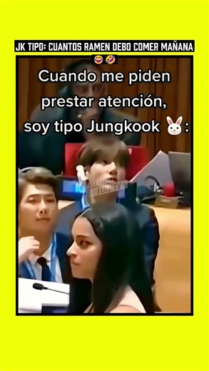 Jungkook pensando en una buena respuesta para una pelea que tuvo hace años con alguno de los
