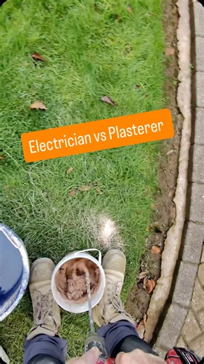 1.4K views | Electrician vs Plaster What could go wrong樂 It’s been a massive effort this week for the team with sicknesses and working mega hours to try and get the customers back in there home and I can honestly say I’m shattered #electrician #electrical #Rewire #plaster #plastering | Green Hawk Construction Ltd | Facebook