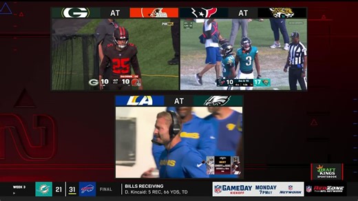 NFL RedZone captures wild endings to Week 3 games