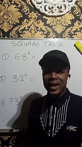 500K views · 11K reactions | SQUARE TRICK FOR TWO DIGITS | Esomnofu Online MATH | Facebook