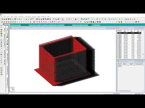 Design of an underground concrete water tank with STAADPro - Part 1