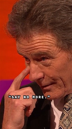 Bryan Cranston got caught in a VERY compromising position. 🙊 | The Graham Norton Show