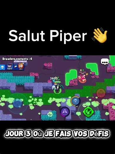 Jour n3 ou je réalise vos défis ! #brawlstars