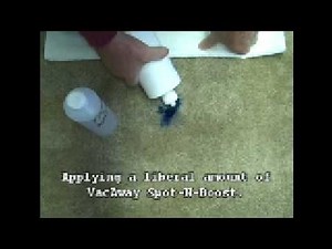 Ink removal from carpet