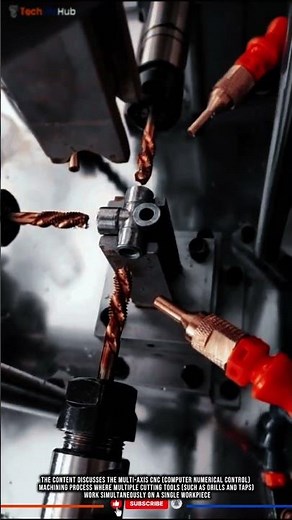 Innovation Multi-Axis CNC Machine: Fast, Precise, Simultaneous, Complex Machining #tech