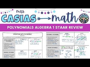 Operations with Polynomials | Algebra 1 STAAR EOC Test Review Lesson