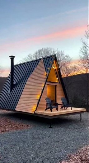 A-Frame Tiny House Build #TinyHouse #AFrameHouse #TinyHomeBuild #Construction #HomeTransformation