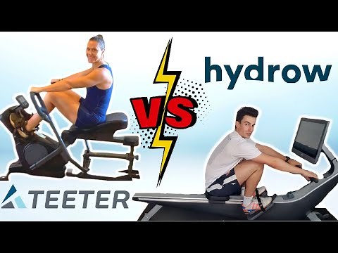 Teeter Power 10 Elliptical Rower vs Hydrow Rowing Machine: Battle of the Best Cardio Machines!