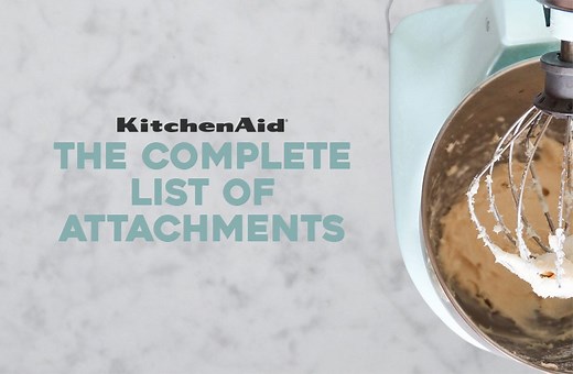 The Complete List of KitchenAid Stand Mixer Attachments & Their Uses in 2023