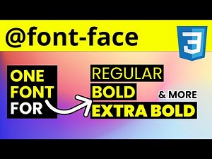 You Are Using Fonts in CSS the WRONG WAY | Single Font Face Can Do it All | Future of Font Face