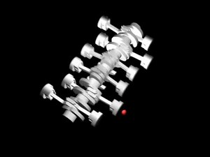 Flat engine animation compilation