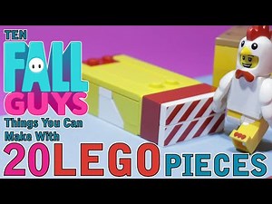 10 Fall Guys things you can make with 20 Lego pieces