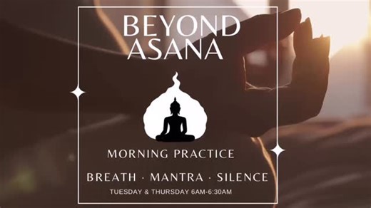 A Free morning practice to calibrate your energy through breath, mantra, and stillness. Tuesdays & Thursdays 6-6:30am · Online Register through our website link in bio and message for the Zoom link 🌞 #yoga #beyondasana #morningmeditation #tapas #namaste | Bodhi Om Yoga