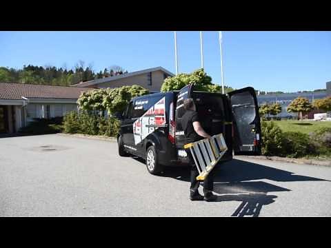 Internal ladder holder