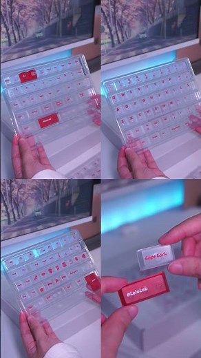 BEST transparent keycaps | Lelelab Supsup SuperX White Keycaps