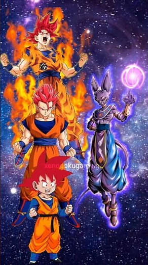 Goku,Gohan,Goten Vs Beerus Level 0 To 100 #shorts #goku #petshub #vs #dragonball #zeno #1vs3
