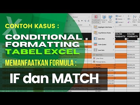 🔴EXCEL TIPS || How to Create Conditional Formatting, using the IF and MATCH formulas