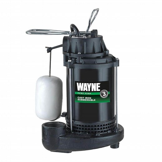 Reviews for Wayne 1/3 HP Cast Iron Submersible Sump Pump with Vertical Float Switch | Pg 1 - The Home Depot