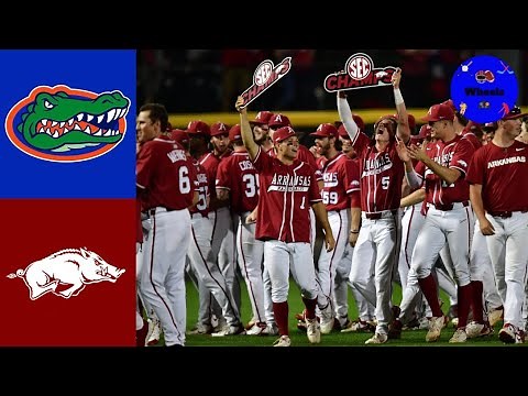 #9 Florida vs #1 Arkansas (Razorbacks SEC Regular Season Champs!) | 2021 College Baseball Highlights