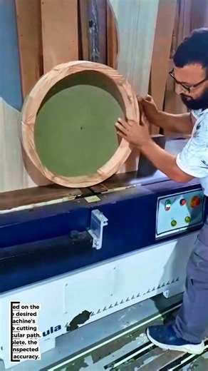 Make Precise Wooden Circles with Industrial Machines!