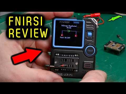 🔴 FNIRSI LCR-P1 Component Tester Review - No.1279