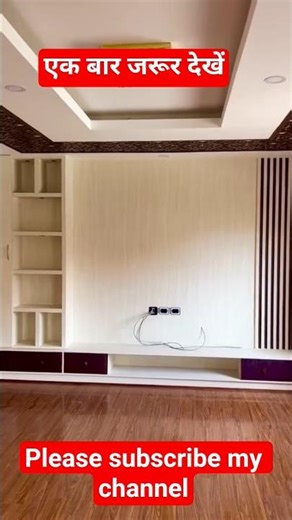 🎧 Luxury TV Unit Setup | 🎶 New Stylish TV Unit Design | R S FURNITURE #LivingRoomDecor #TVCabinet