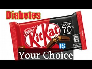 Kit Kat Dark on Blood Sugar Increase. Diabetes