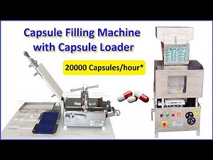 Capsule Filling Machine with Capsule Loader