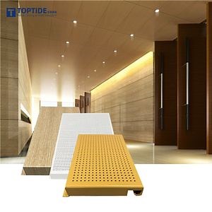 [Hot Item] Fireproof Building Material Aluminium Facade Design Hook on Ceiling Panel