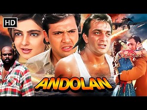💥 Andolan (1995) Full HD | Sanjay Dutt & Govinda’s Explosive Action Movie 🎬✨ Mamta Kulkarni