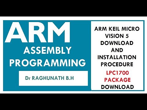 Keil Micro Vision 5 Installation and LPC1700 package installation