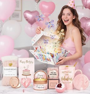 Explosion Box Birthday Gift Flying Butterflies Gift Basket for Her Care Package Gift Unique Birthday Present for Friend Coworker Luxury - Etsy