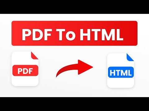 how to convert pdf to html code|how to convert pdf to html without losing formatting