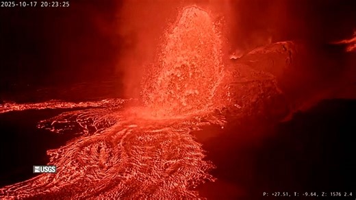 Sopka Kilauea opět předvedla spektakulární podívanou - Novinky