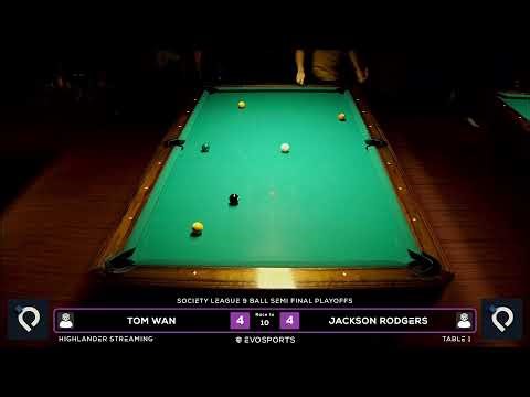 TOM WAN vs JACKSON RODGERS - HIGHLANDER STREAMING - TABLE 1 | EvoSports