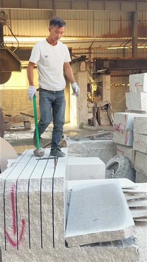 Hand-Splitting Granite: Traditional Craftsmanship in Stone Quarrying