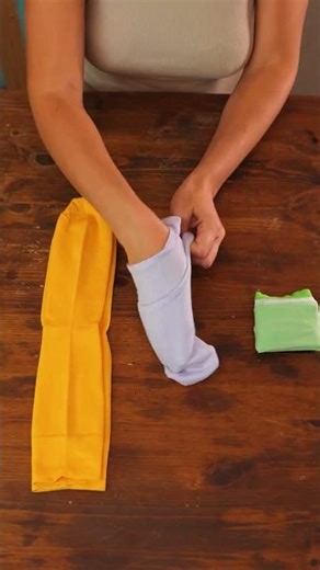 The Fastest Way To Fold Socks You've Ever Seen! 😲 #viral