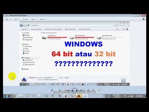 Cara Mengetahui Windows 32bit atau 64bit